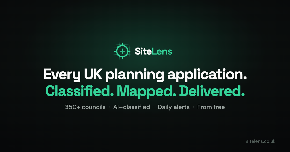 UK Planning Statistics 2026: Approval Rates & Volumes by Council | SiteLens